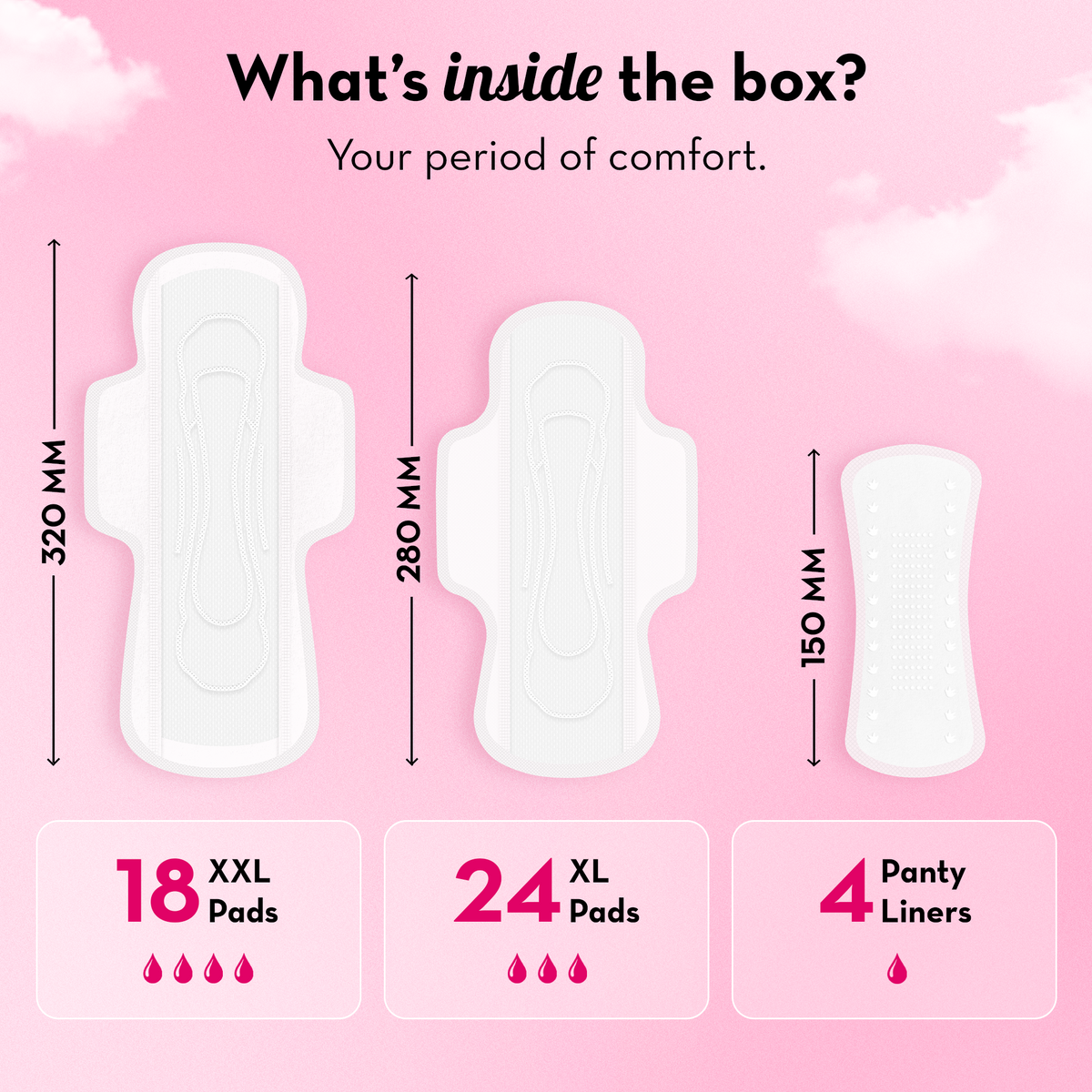 Ultra Thin Sanitary Pads - Pack of 42