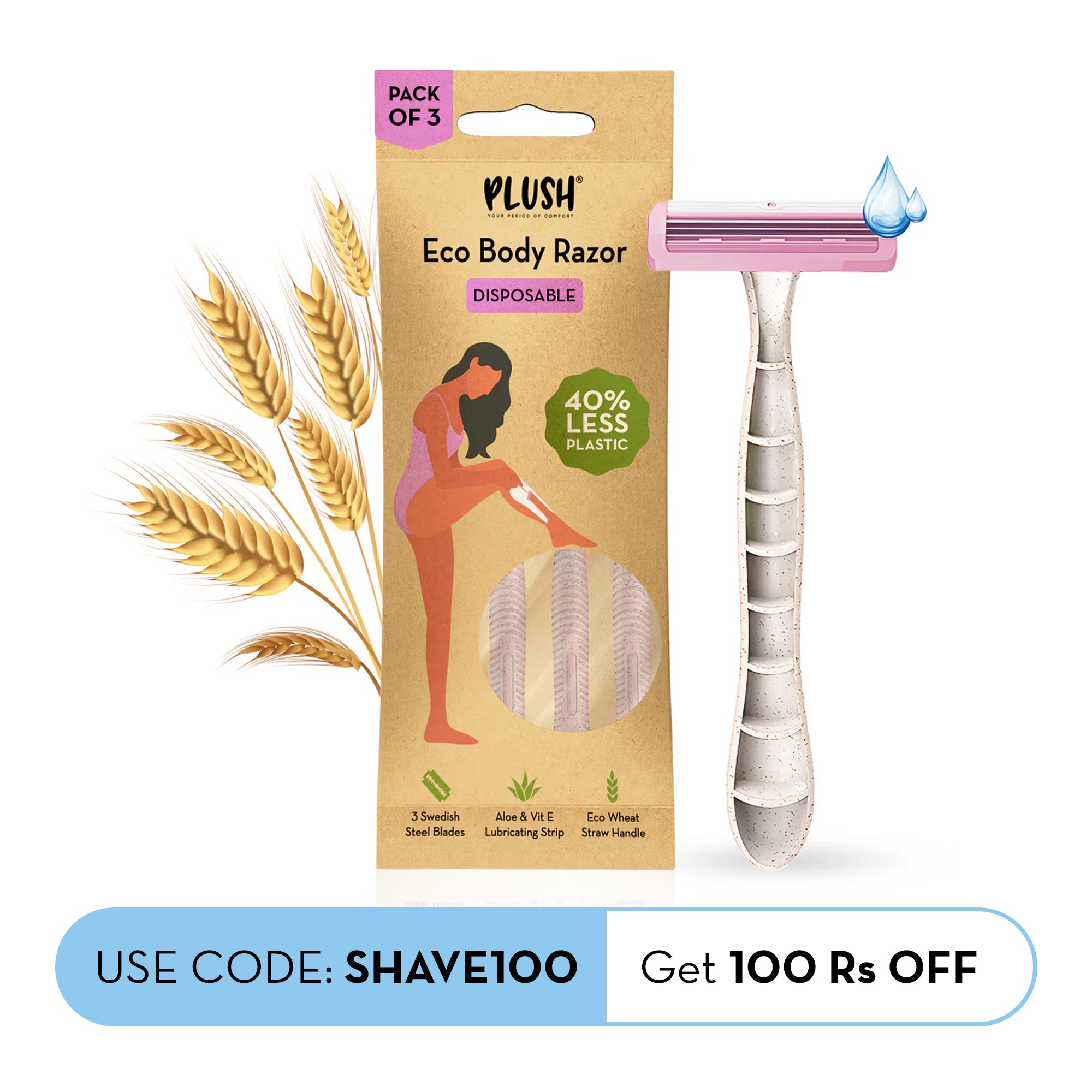 Eco Body Razor ( Pack of 3)