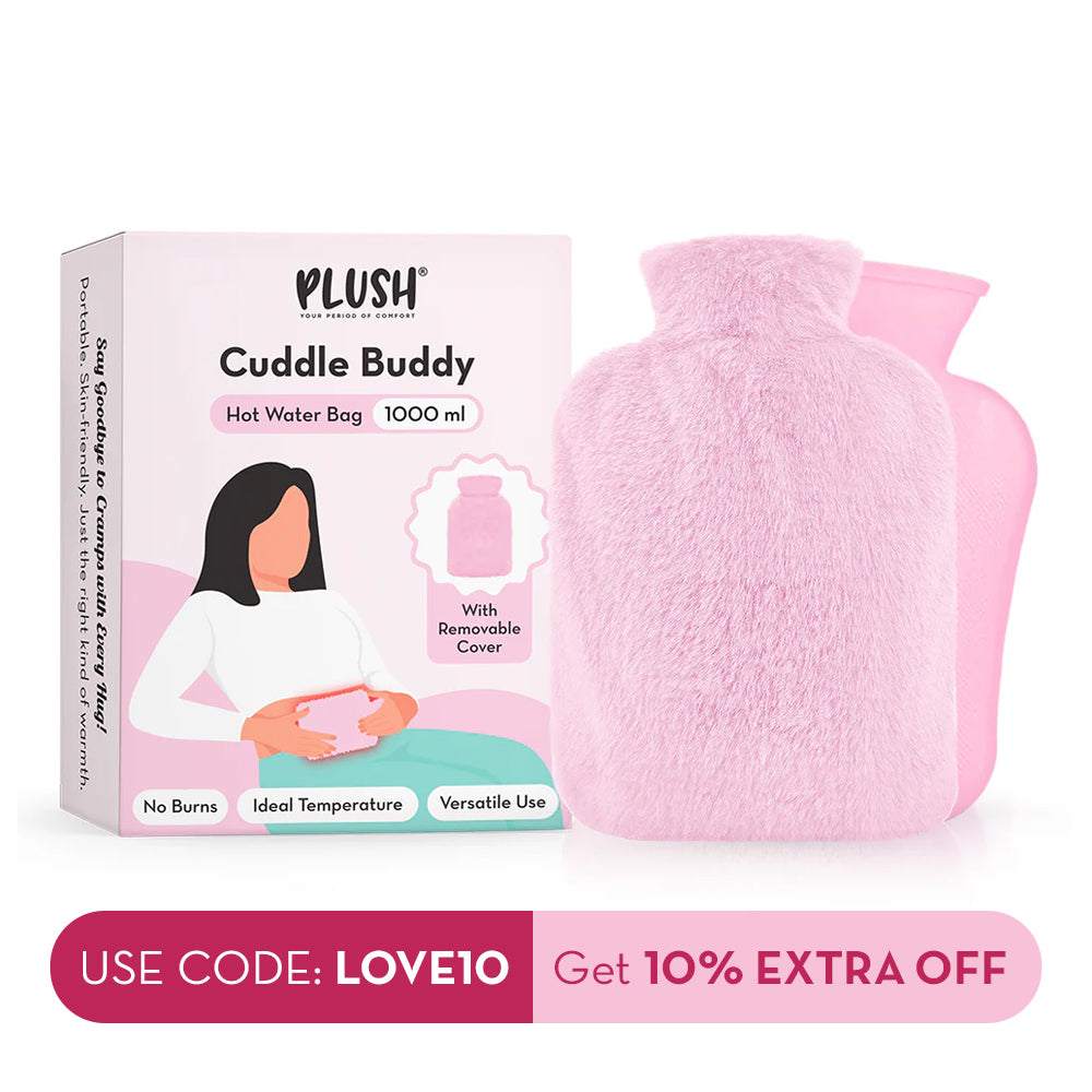 Buy Hot Water Bag for Periods | Plush Cuddle Buddy